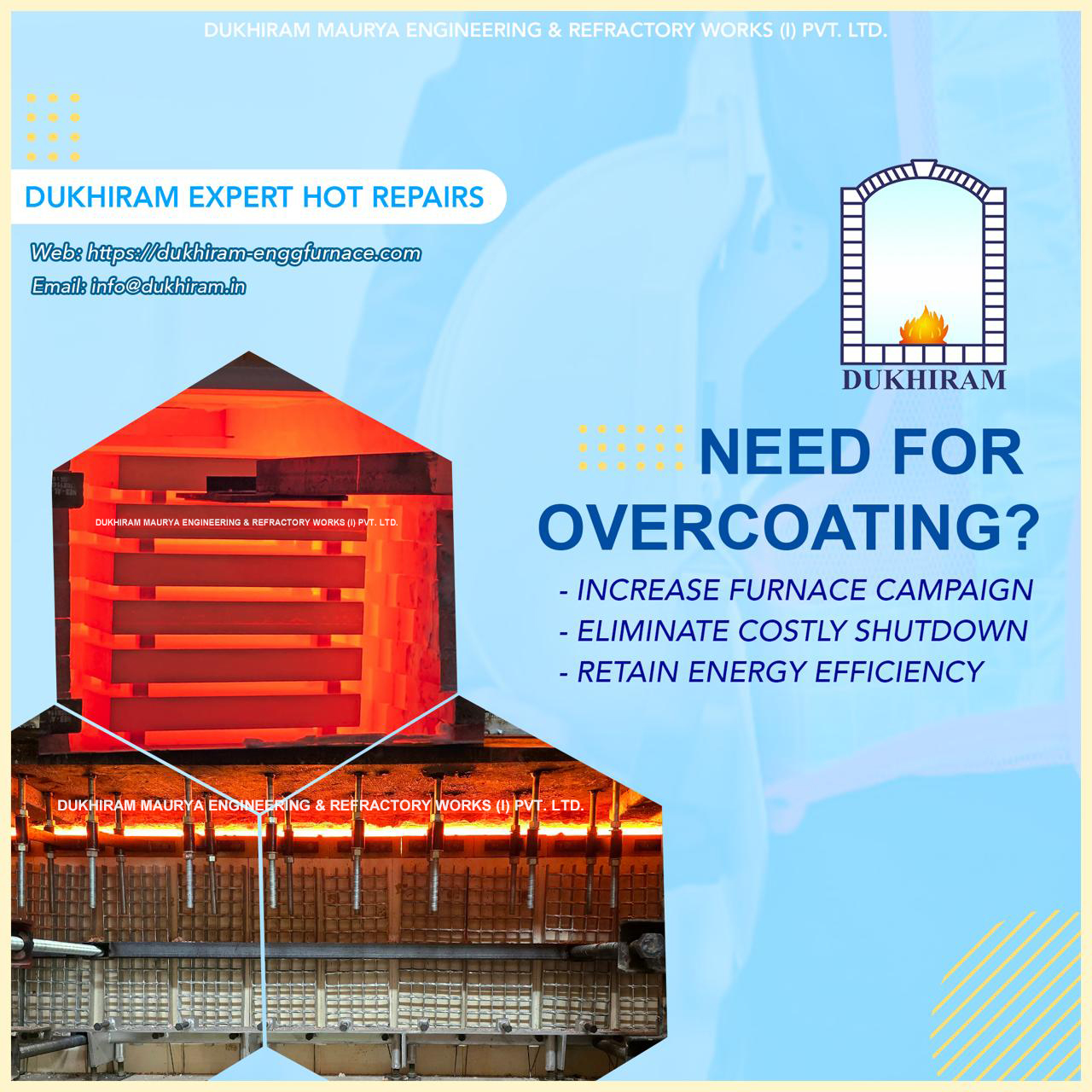 Success Stories: Dukhiram completes Hot overcoating of Float Furnace in ...